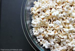 Coconut Oil Popcorn Recipe - The Coconut Mama