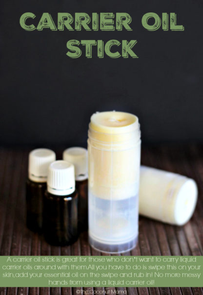 How To Make A Carrier Oil Stick | The Coconut Mama