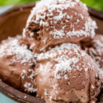 German Chocolate Ice Cream Recipe | The Coconut Mama