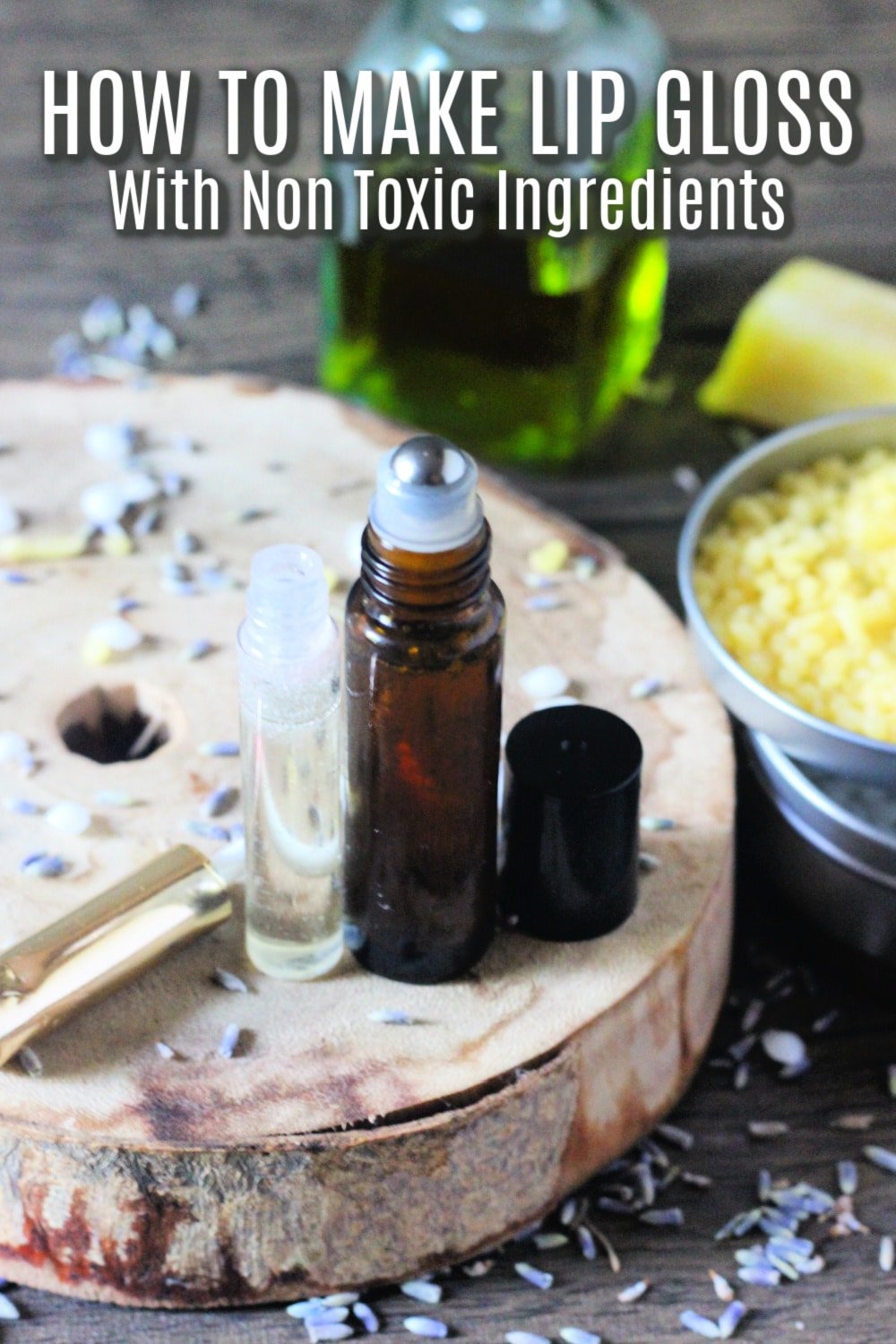How To Make Lip Gloss With Non-Toxic Ingredients | Coconut Mama