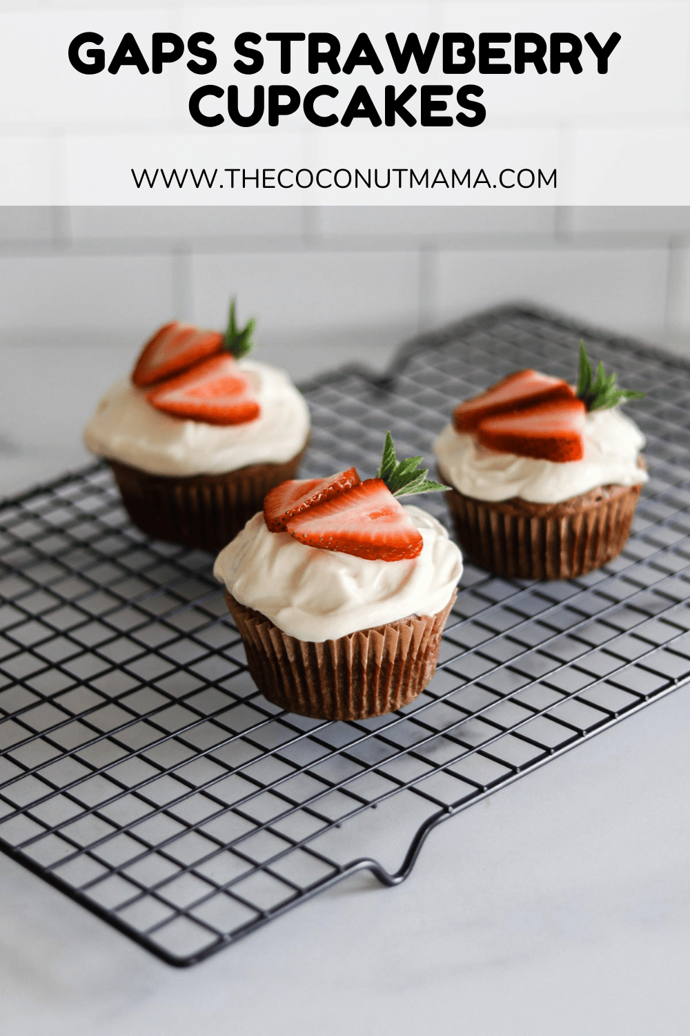 GAPS Strawberry Cupcakes | Coconut Mama