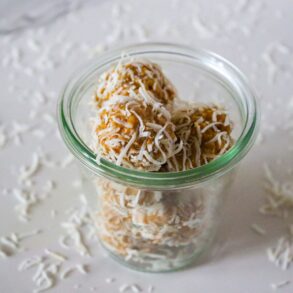 Peanut Butter Coconut Balls - The Coconut Mama
