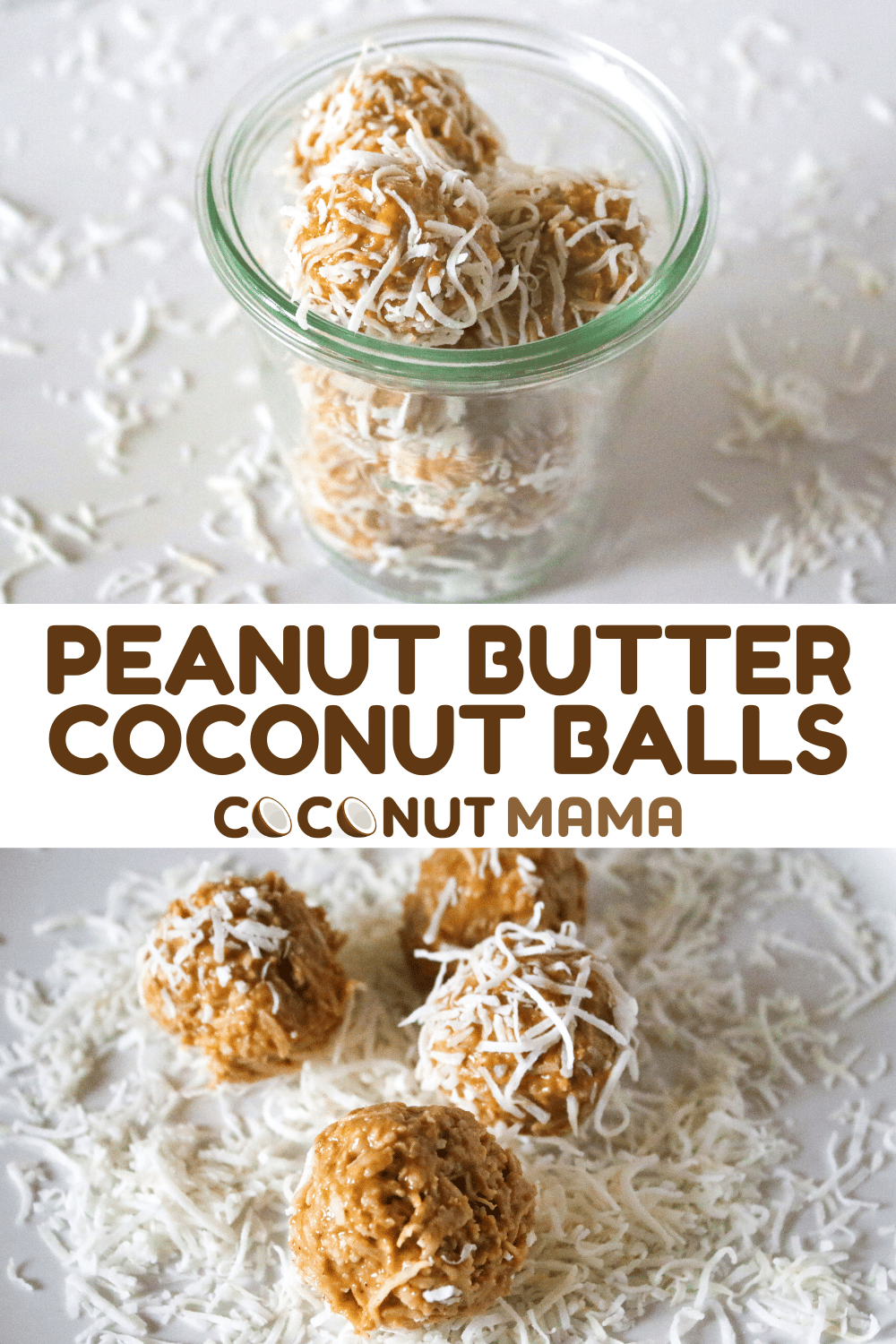 Peanut Butter Coconut Balls - The Coconut Mama