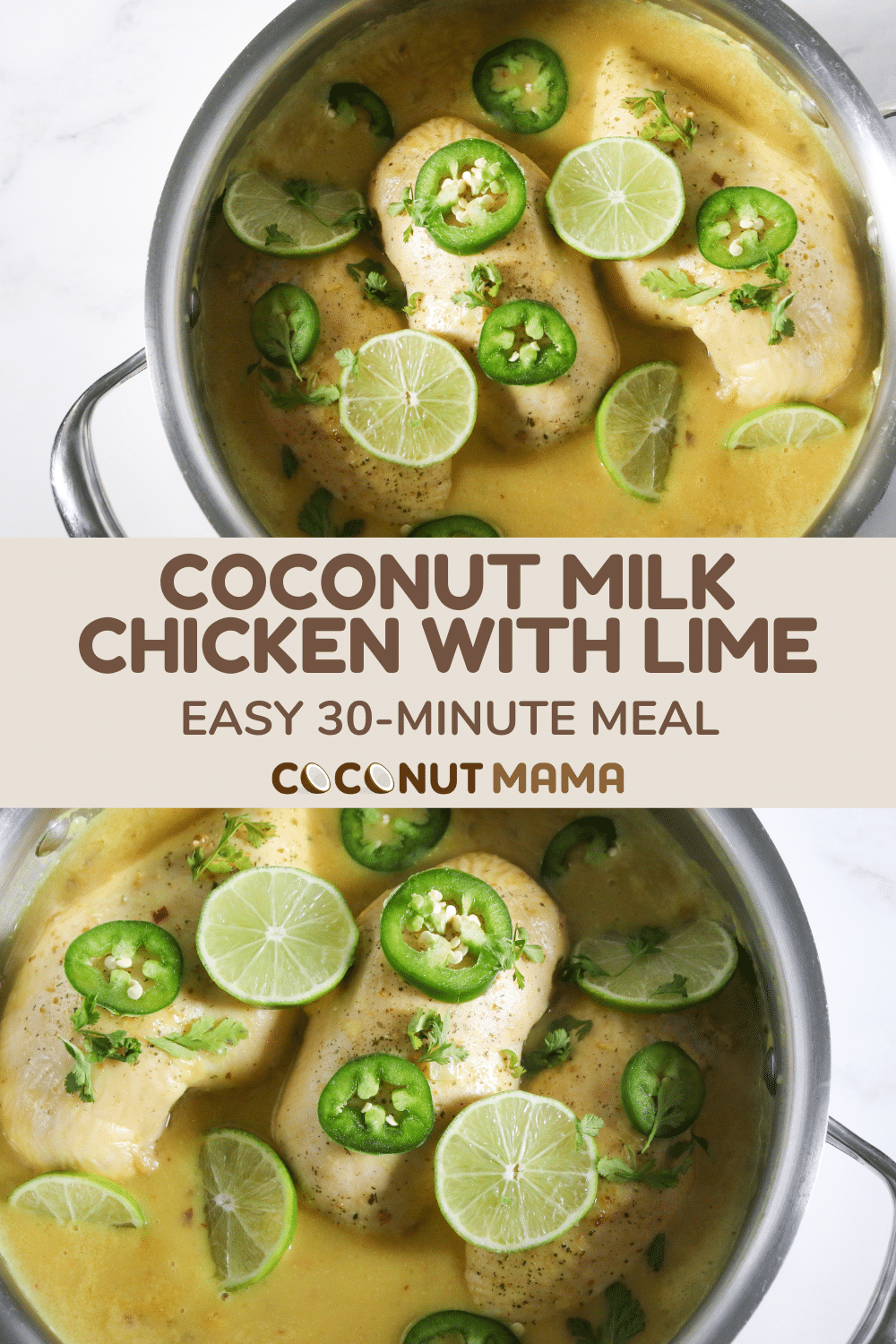 Coconut Milk Chicken with Lime - The Coconut Mama