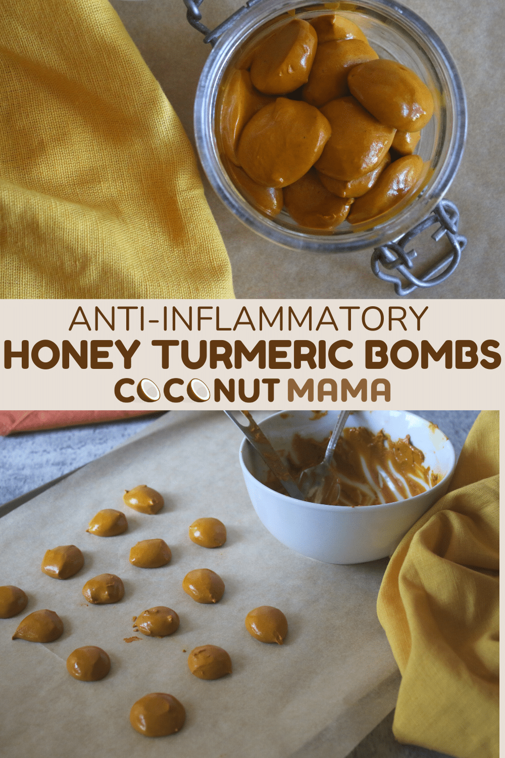 Honey Turmeric Bomb Recipe - The Coconut Mama