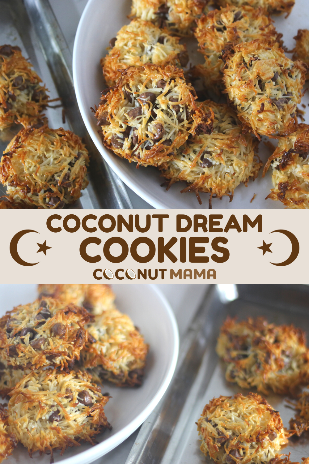 Coconut Dream Cookies (Easy 4-Ingredient Recipe) - The Coconut Mama