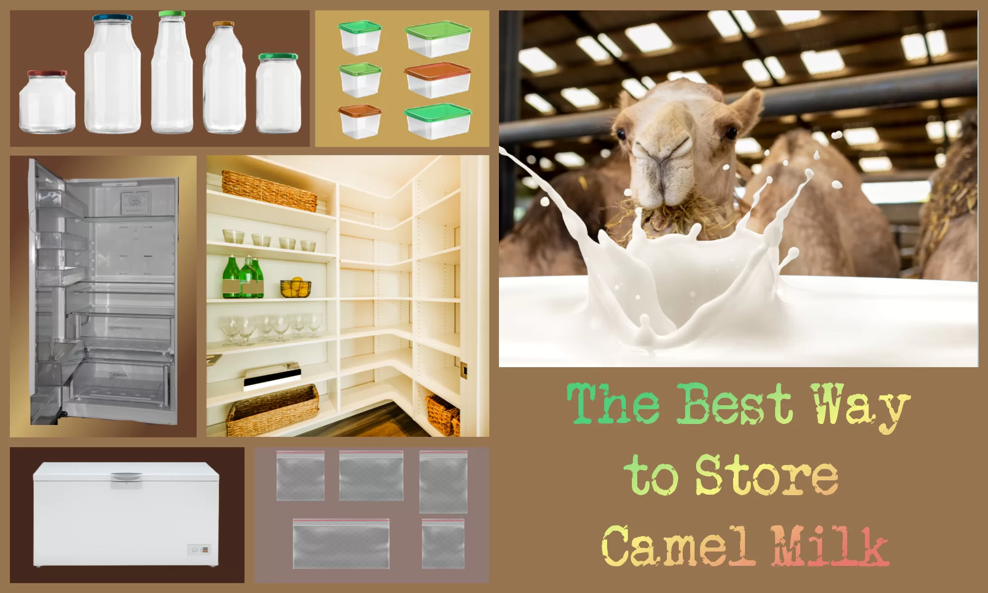 The Best Way to Store Camel Milk - The Coconut Mama