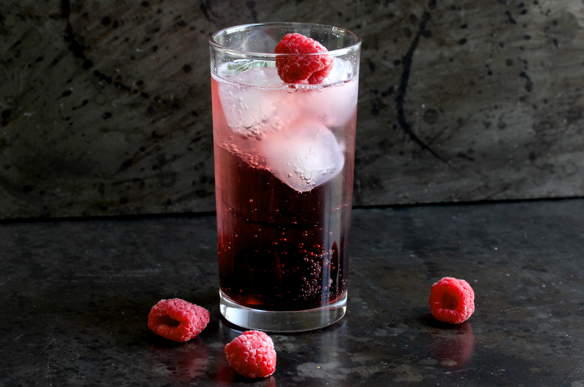 Refreshing Raspberry Mint Apple Cider Vinegar Mocktail - The Coconut Mama