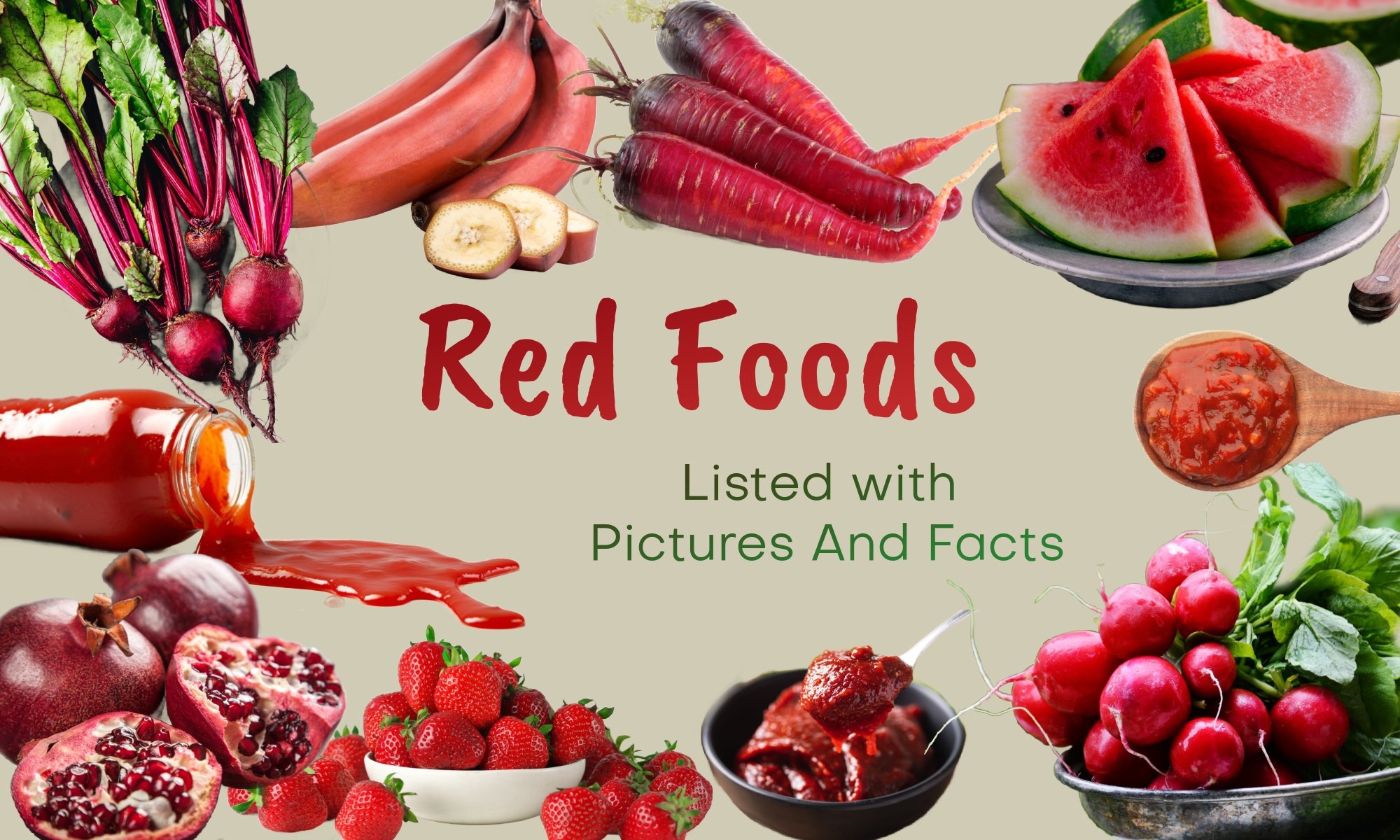 Red Foods - Listed with Pictures And Facts - The Coconut Mama