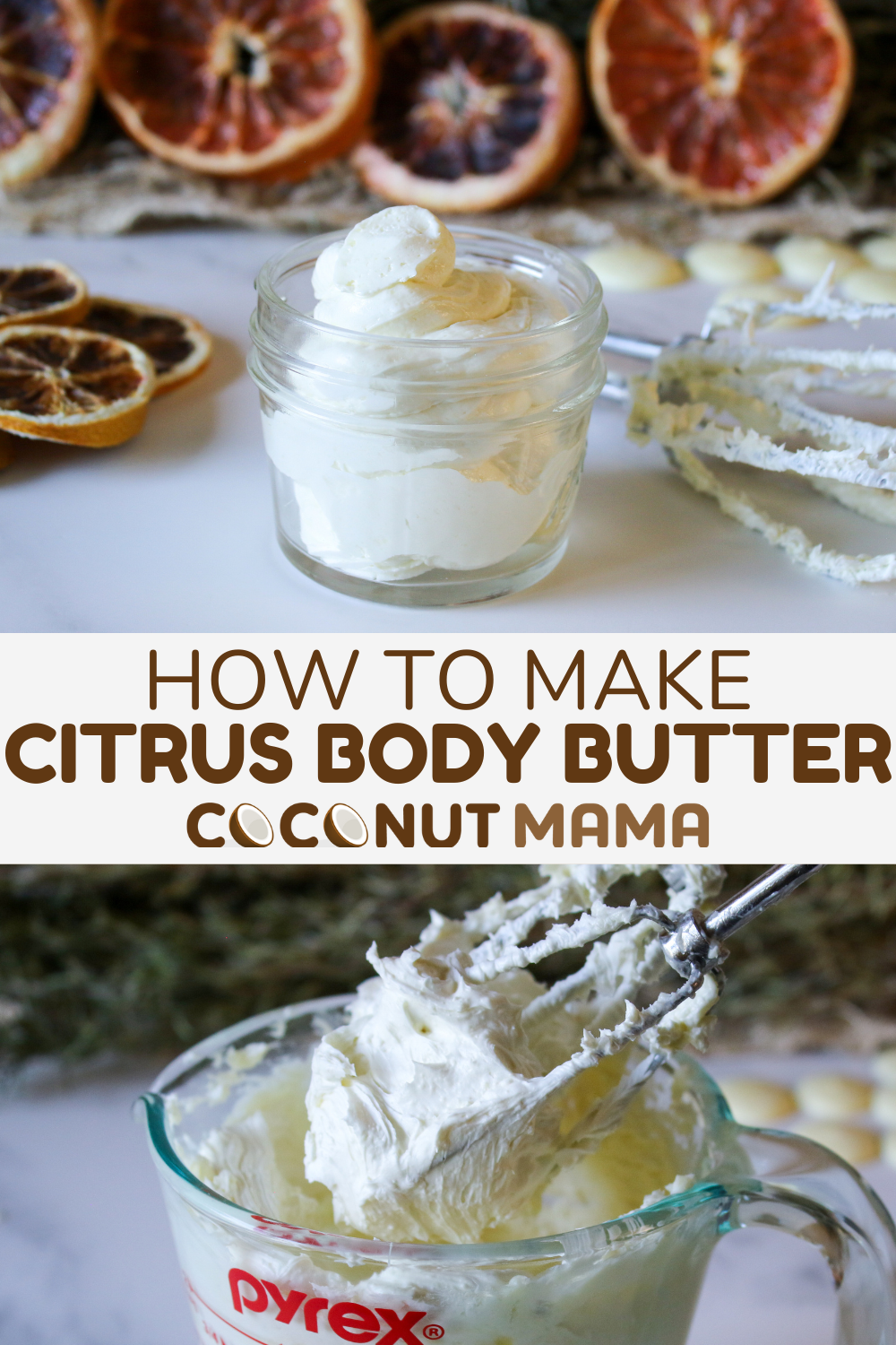 How To Make Citrus Body Butter - The Coconut Mama