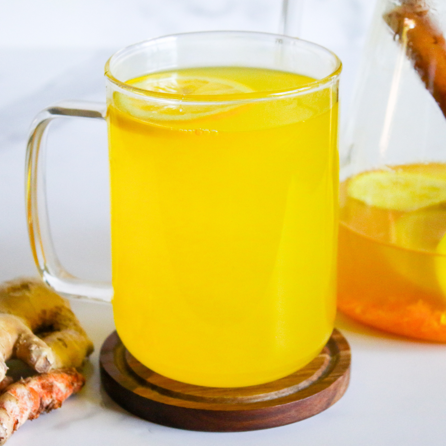 Homemade Ginger-Turmeric Tea Recipe - The Coconut Mama