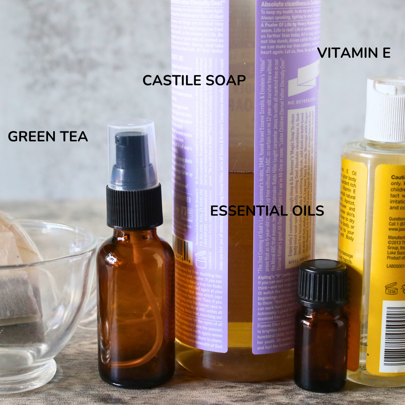 DIY Green Tea Face Wash - The Coconut Mama