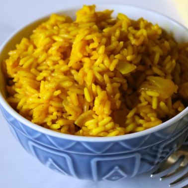 Delicious Turmeric Rice Recipe - The Coconut Mama