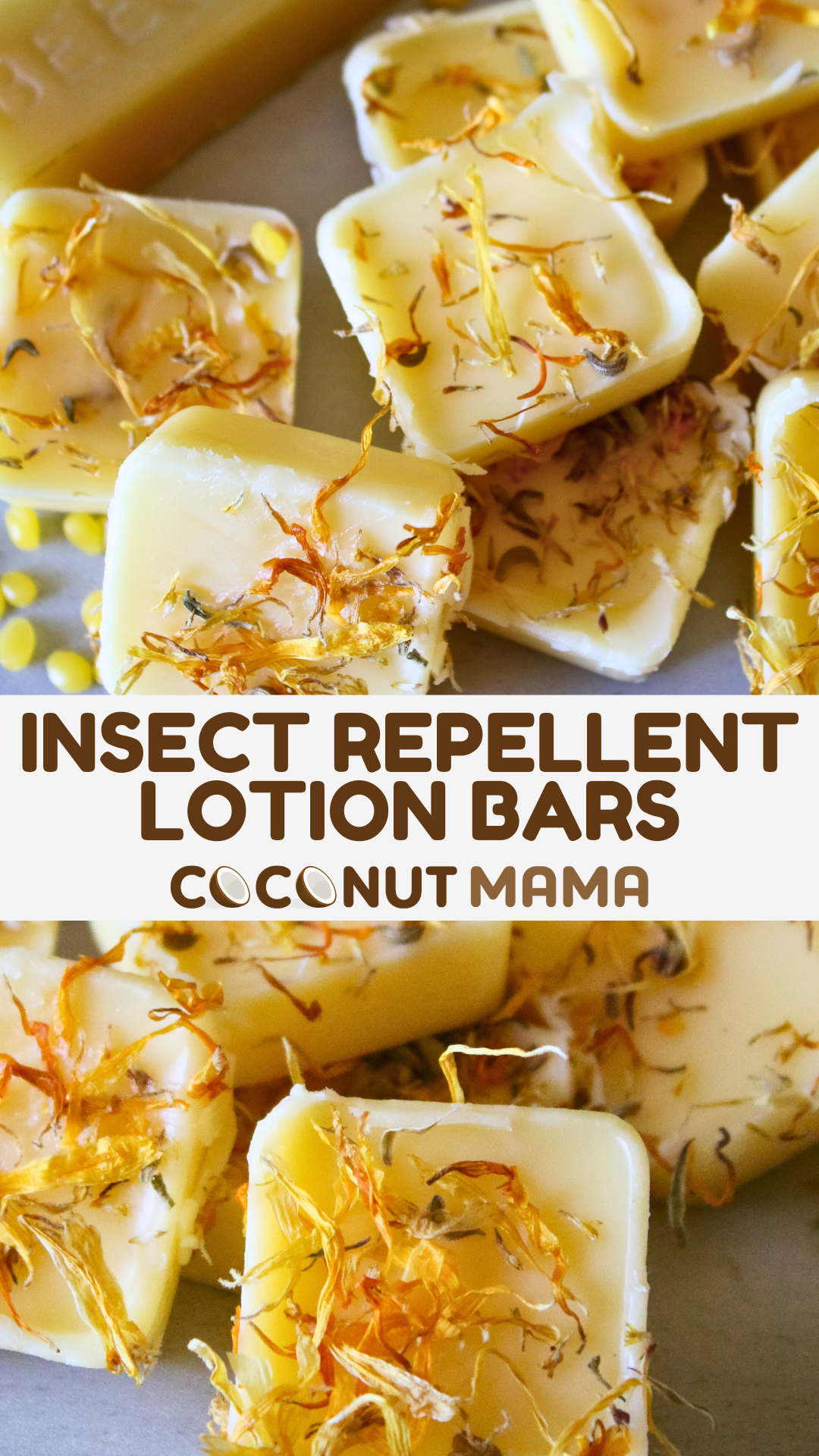 DIY Insect Repellent Lotion Bars - The Coconut Mama