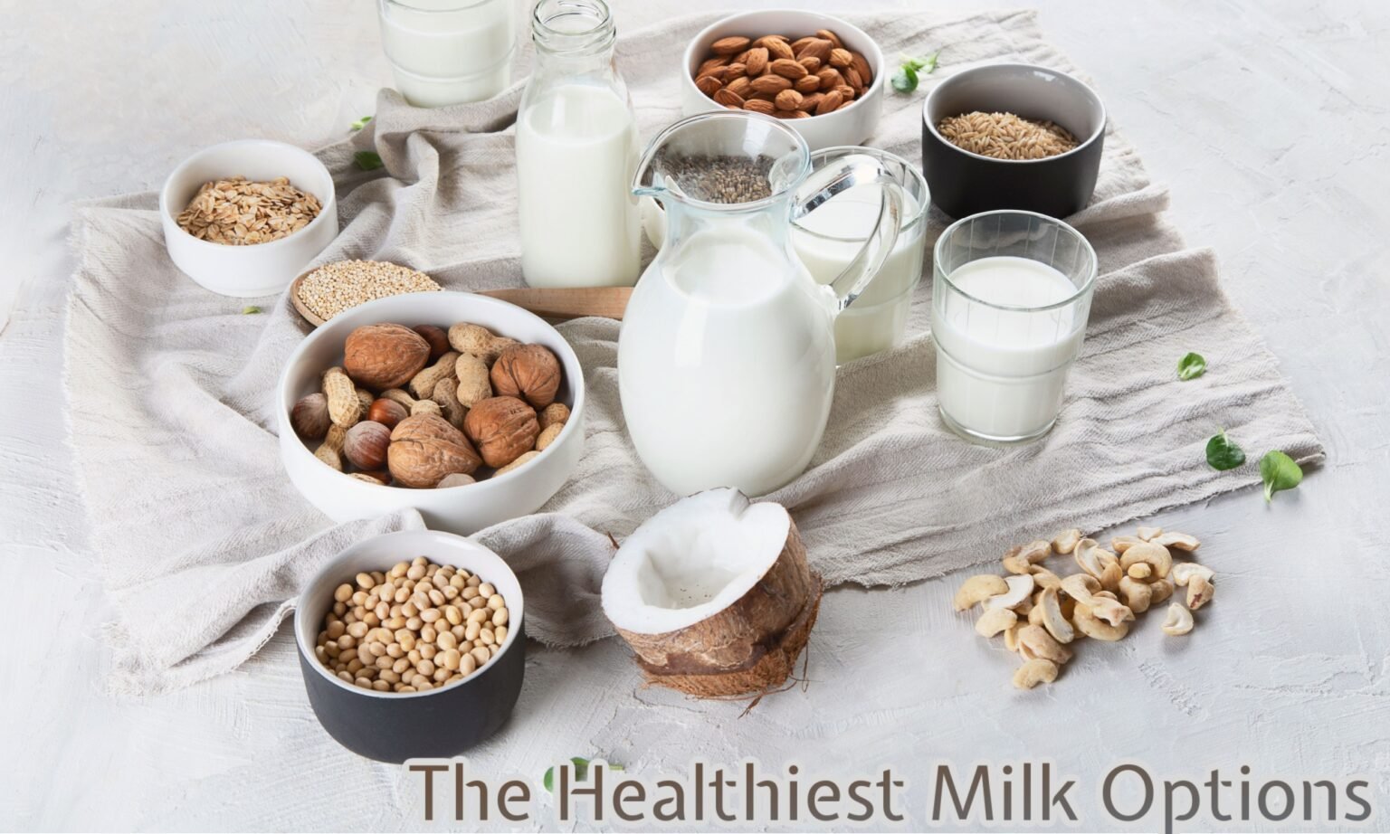 The 5 Healthiest Milk Options - The Coconut Mama