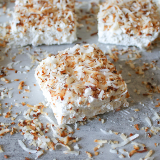 Toasted Coconut Marshmallows - The Coconut Mama