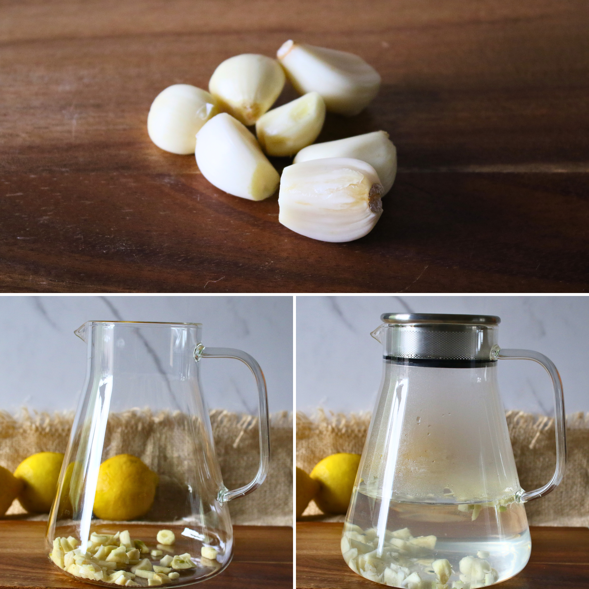 How To Make Garlic Tea - The Coconut Mama