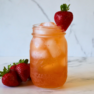 Strawberry Kombucha Recipe - The Coconut Mama