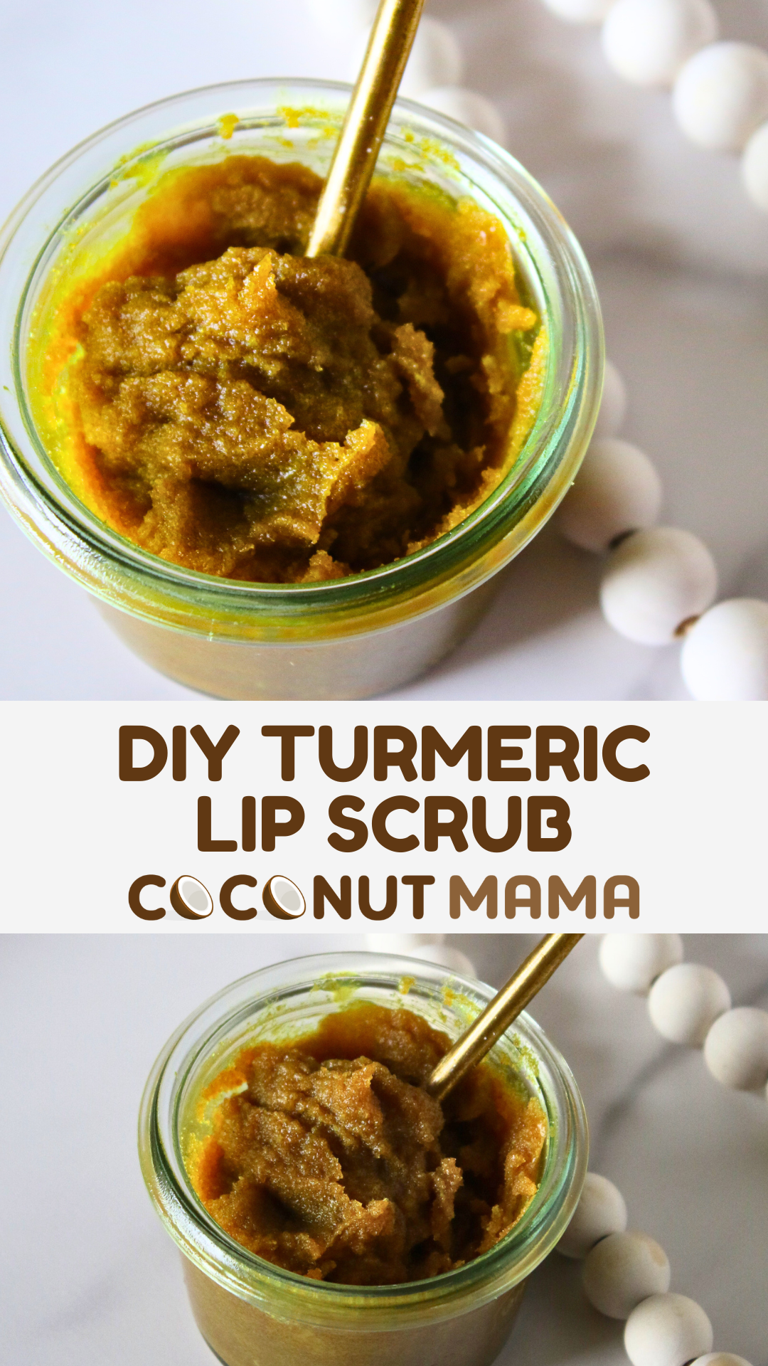 DIY Turmeric Lip Scrub - The Coconut Mama
