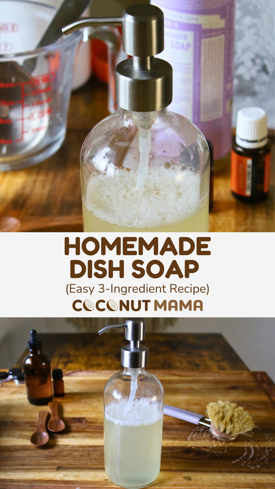 Homemade Dish Soap - The Coconut Mama
