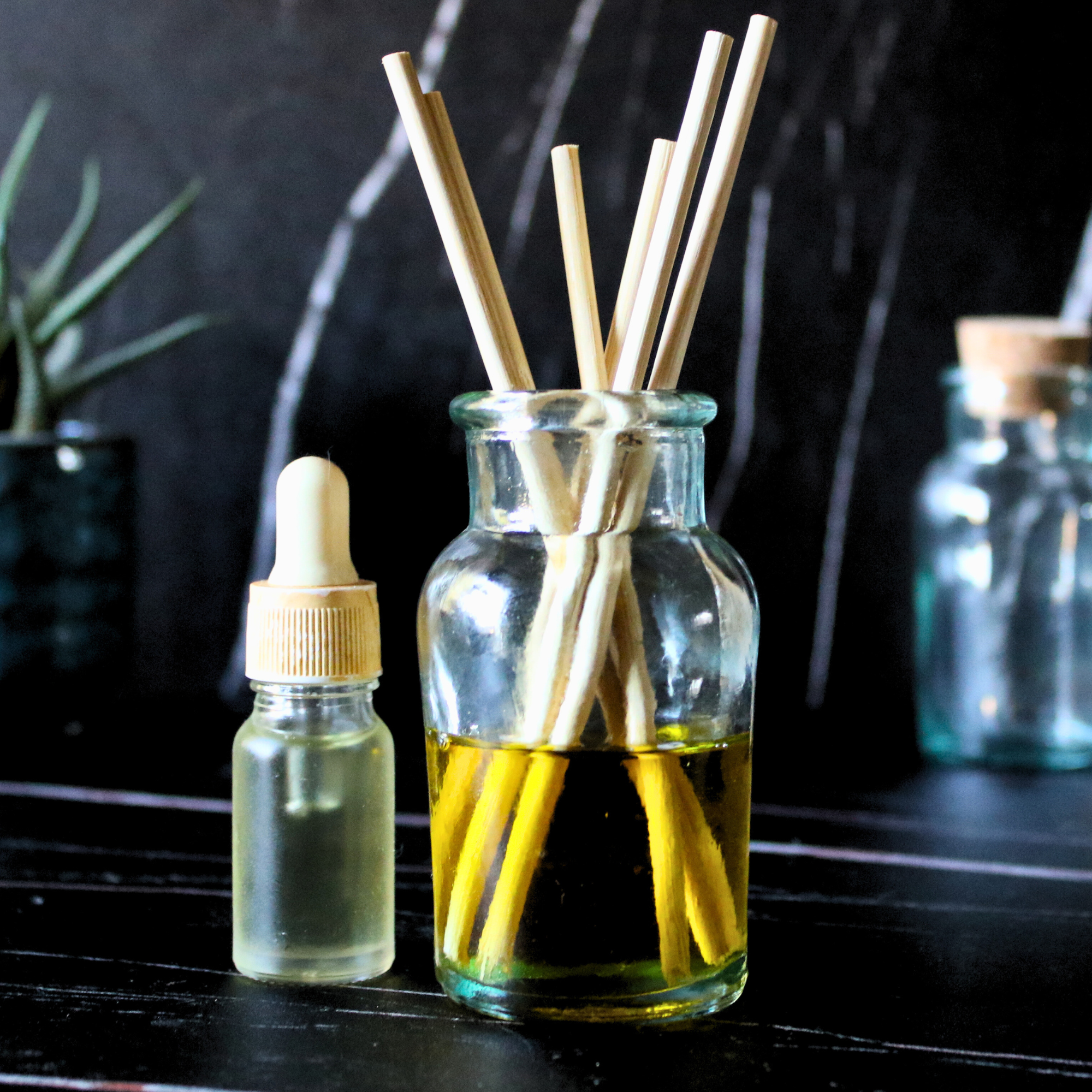 DIY Reed Diffuser for Essential Oils - The Coconut Mama