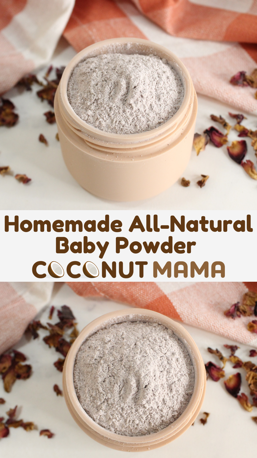 Homemade Baby Powder (All Natural) - The Coconut Mama
