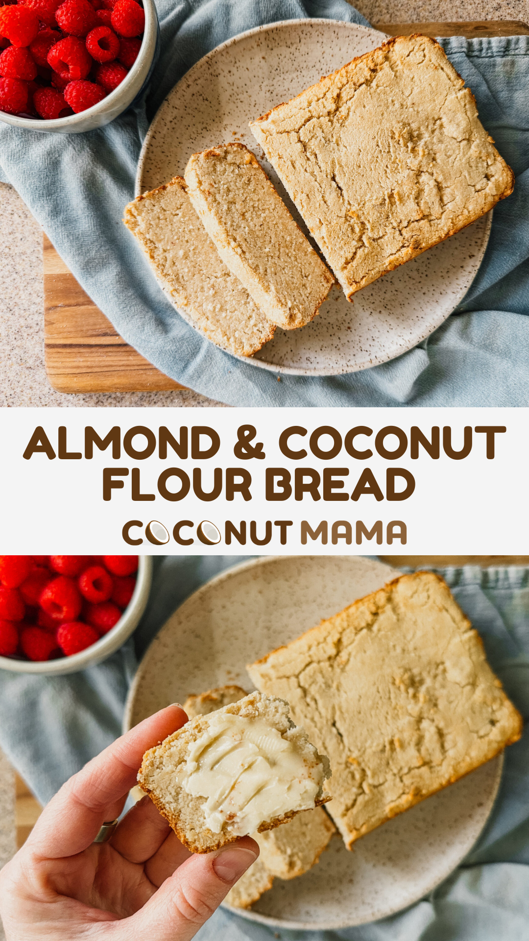 Almond & Coconut Flour Bread (Gluten-Free!) - The Coconut Mama
