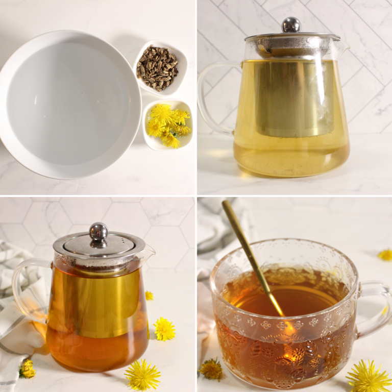 How To Make Dandelion Tea - The Coconut Mama