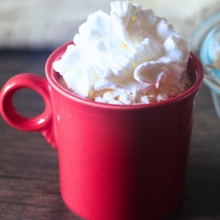 How to Make Peppermint Whipped Cream (Easy Recipe) - The Coconut Mama
