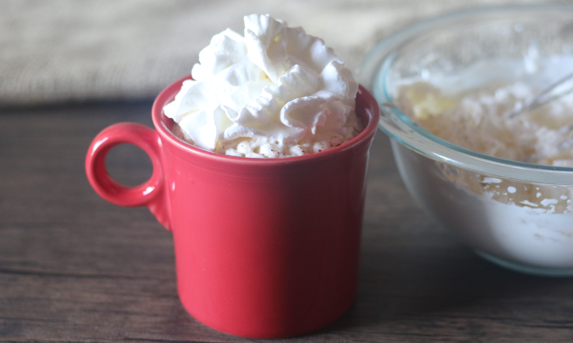 How to Make Peppermint Whipped Cream (Easy Recipe) - The Coconut Mama