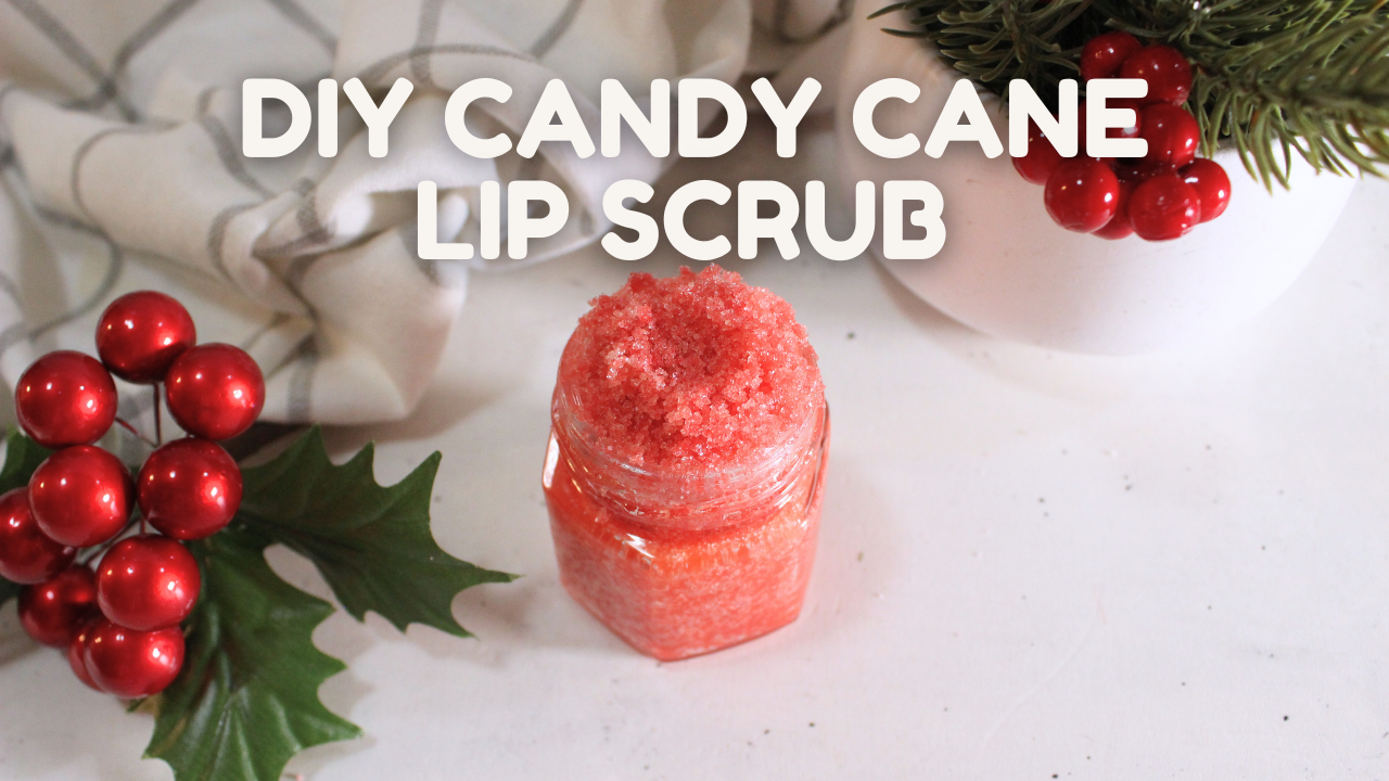 DIY Candy Cane Lip Scrub (Holiday Gift + Natural Lip Care!) - The ...
