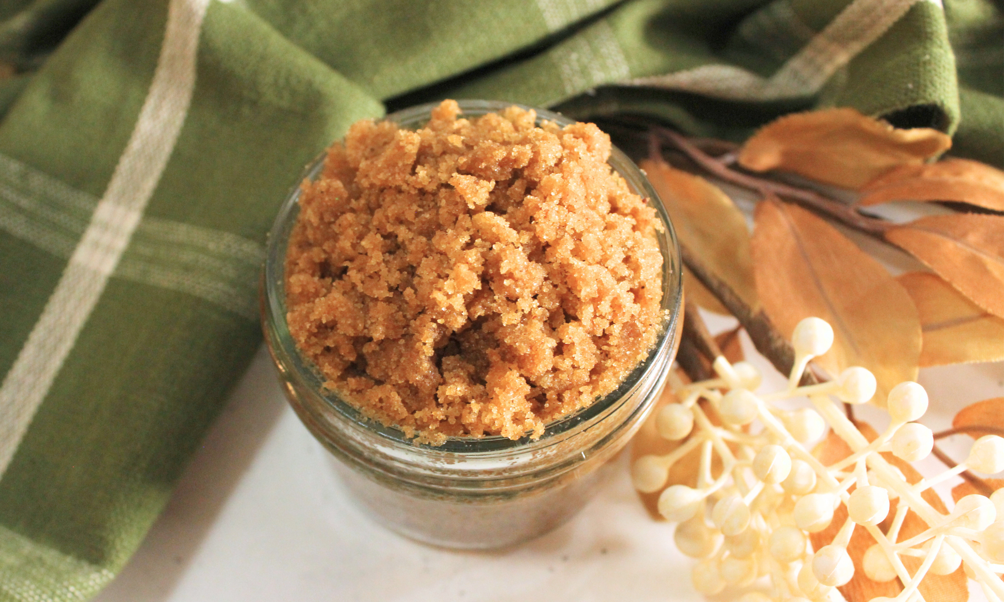 Homemade Gingerbread Sugar Scrub - The Coconut Mama