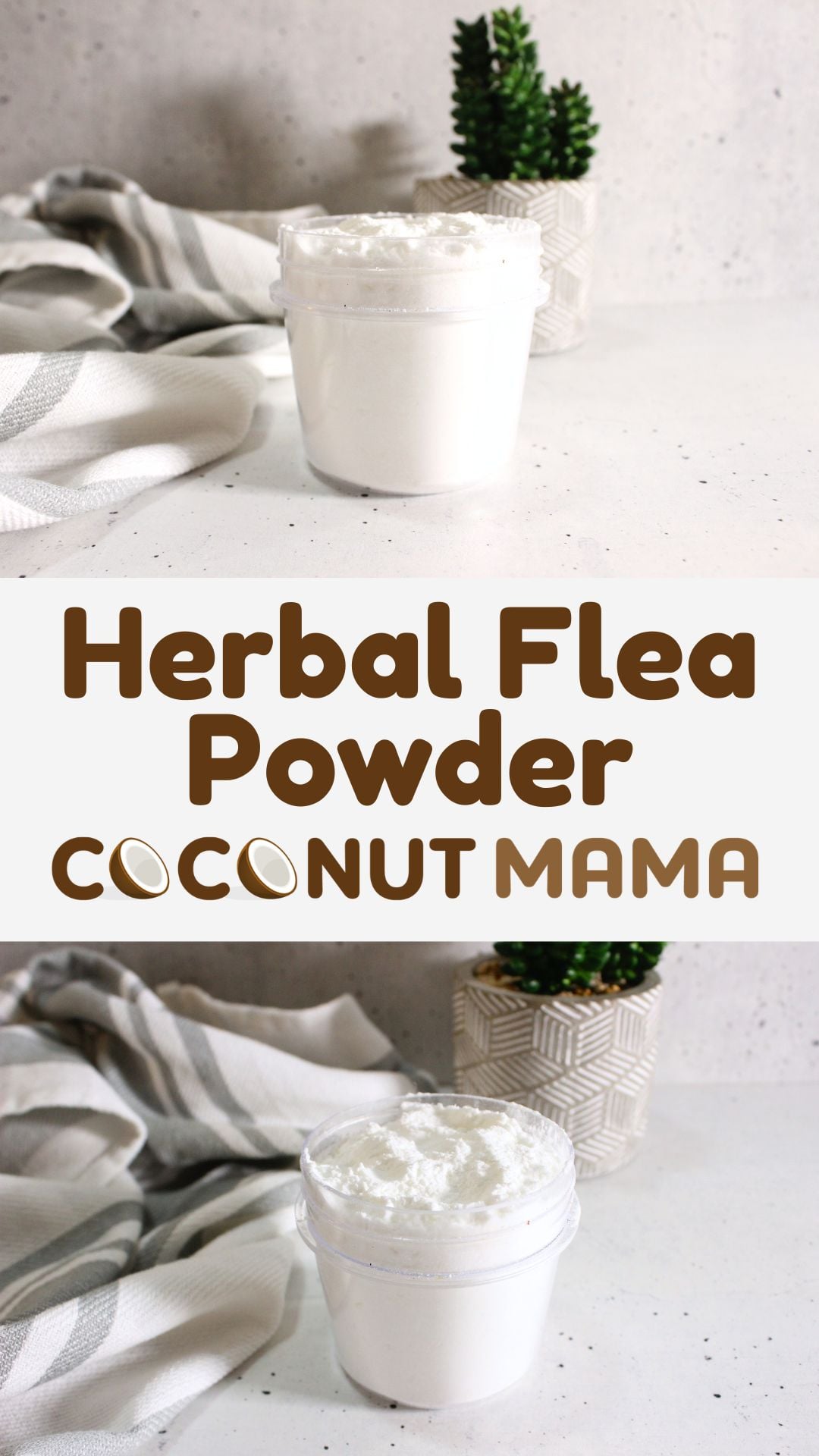 DIY Natural Flea Powder for Dogs - The Coconut Mama